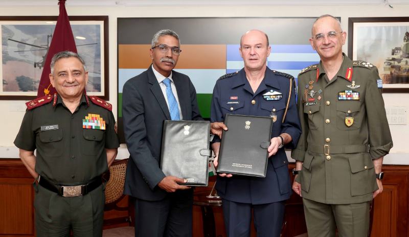 Visit of the Greek military Chief General Dimitrios Choupis in India ...